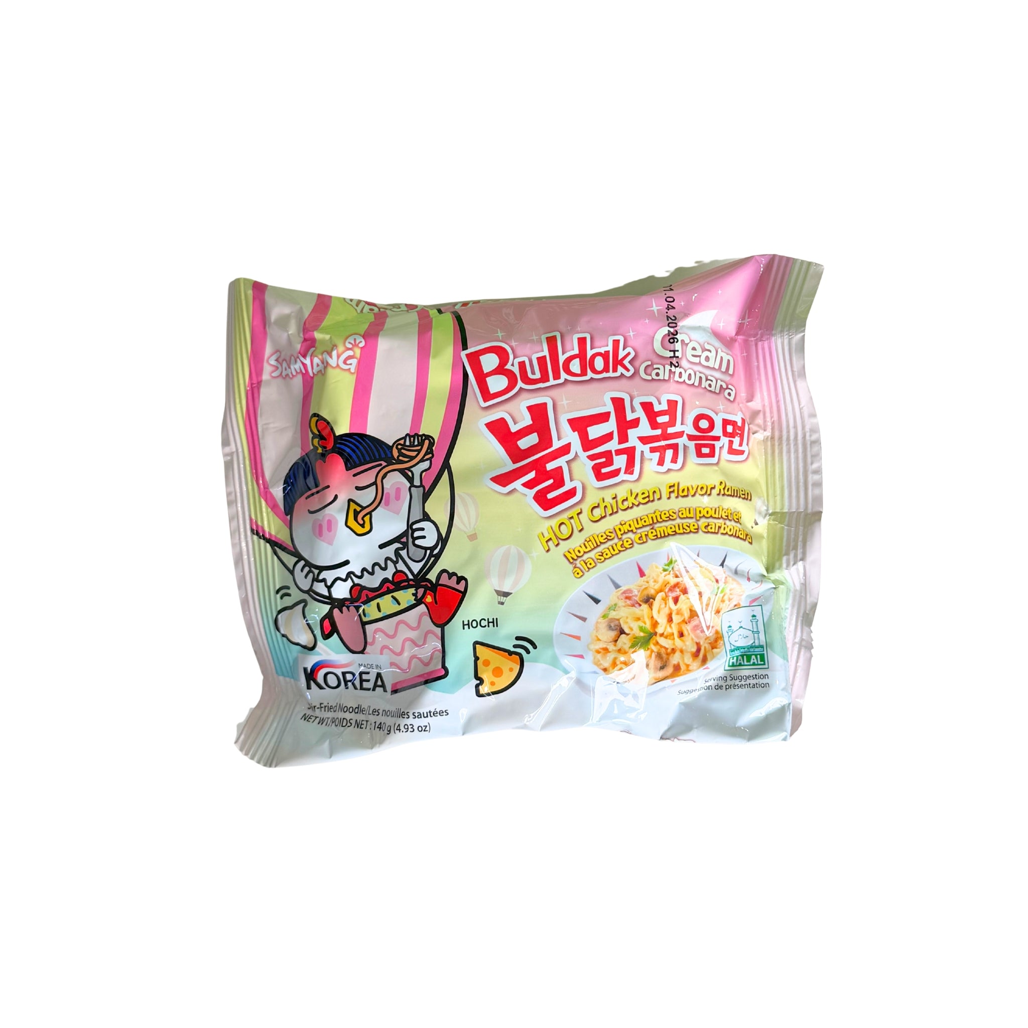 Samyang Buldak Cream Carbonara Hot Chicken Ramen 140g – utoppa